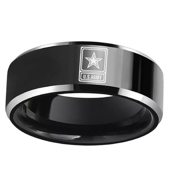Accessories | Us Army Black Ring | Poshmark